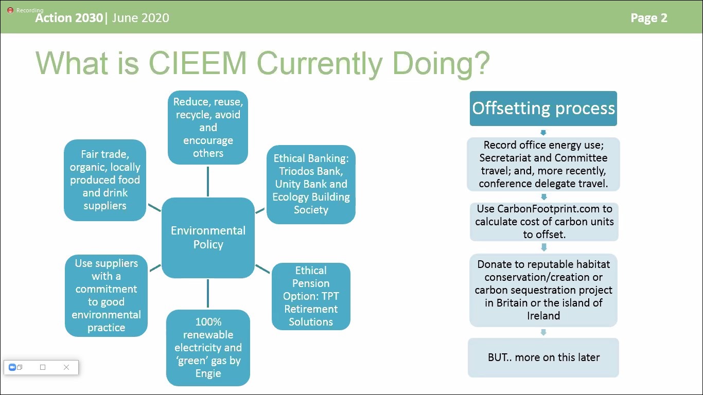 CIEEM Online Conference Review